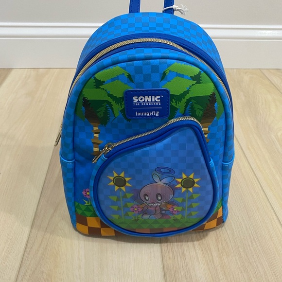 Loungefly | Bags | Nwt Sonic The Hedgehog Loungefly Chao Chaos Garden ...
